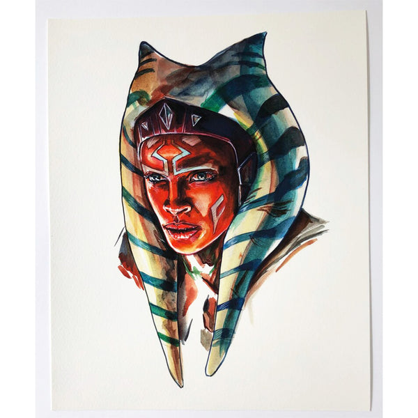 Snips (Ahsoka Tano - Clone Wars) Watercolor art by Tim Doyle - French ...