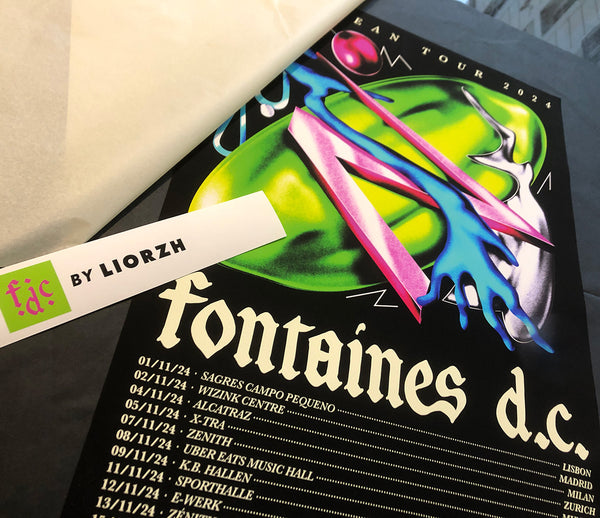 Fontaines D.C. (European Tour 2024) official gig poster by Liorzh ...