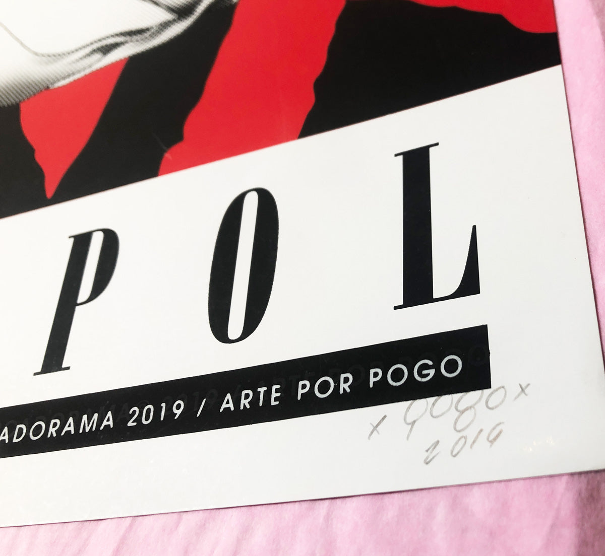 Interpol (Guadalajara 2019) poster by Hey Pogo - French Paper Art Club