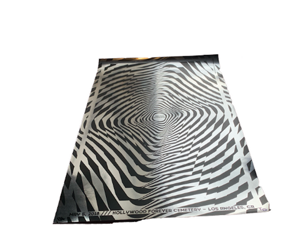 Arctic Monkeys screenprint (Los Angeles 2018) by artist Tone Olvera ...