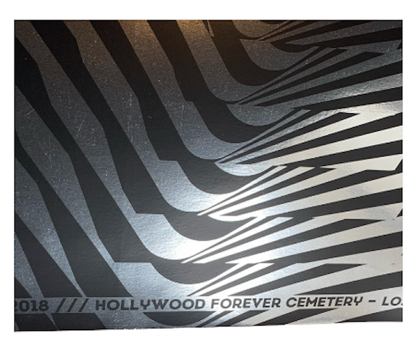 Arctic Monkeys screenprint (Los Angeles 2018) by artist Tone Olvera ...