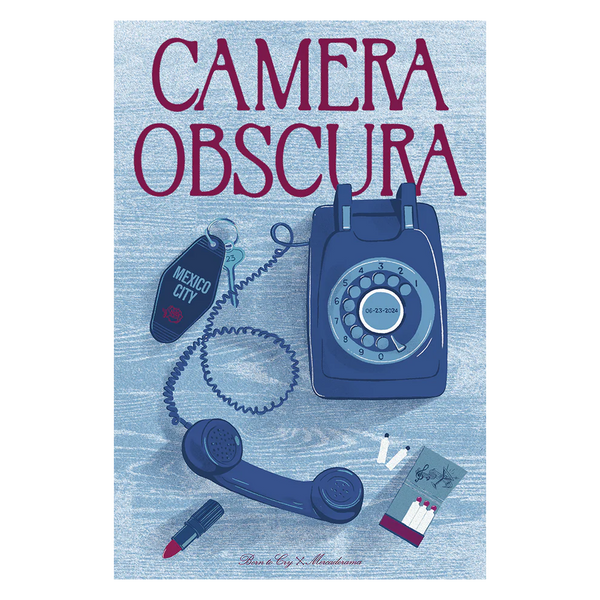 Screenprint Camera Obscura (México 2024) by artist Born To Cry - French ...