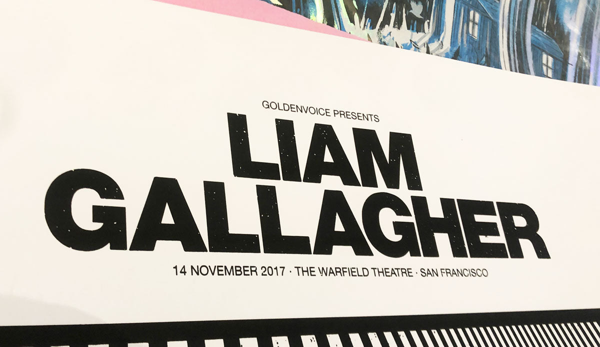 Liam Gallagher Screenprint (San Francisco 2017) by Lil Tuffy - French ...