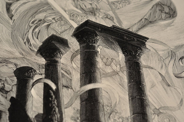THE BLESSING OF ATHENA screenprint by Nicolas Delort - French Paper Art ...