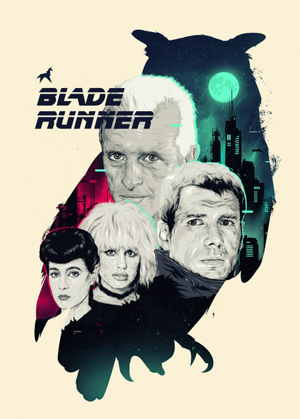 An Art tribute to Blade Runner Owl Variant by artist Jeff Poitiers ...