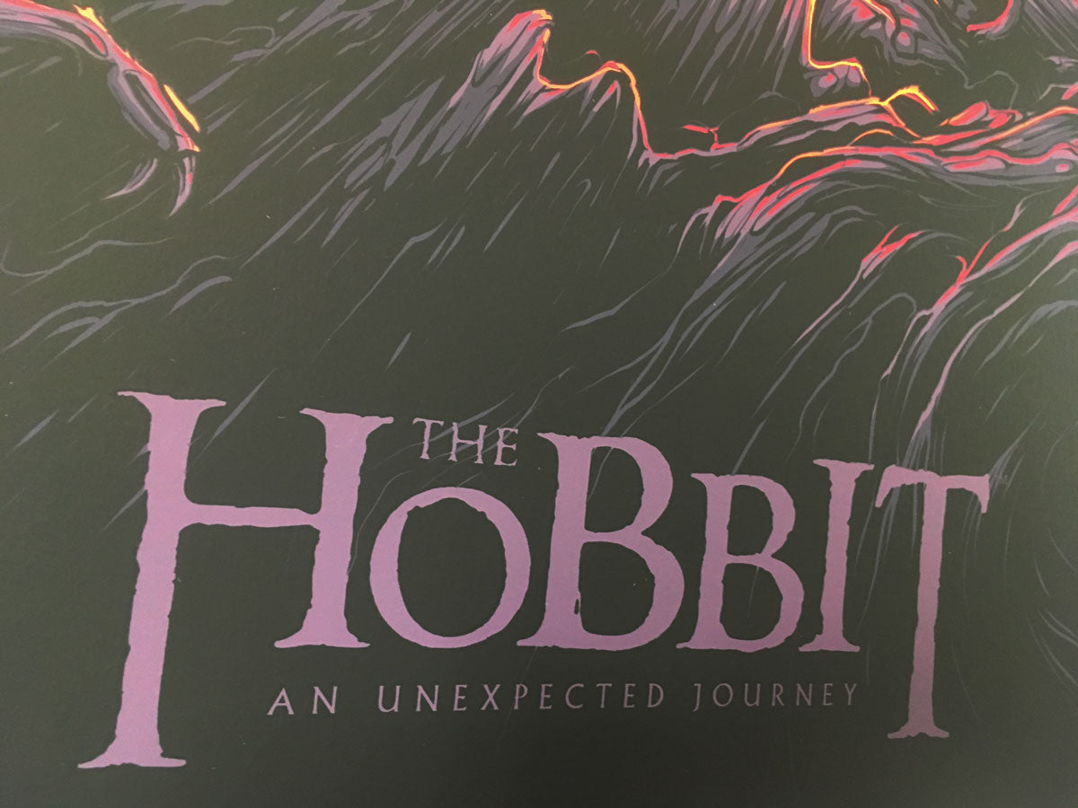 The Hobbit: An Unexpected Journey official screenprint by Dan Mumford ...