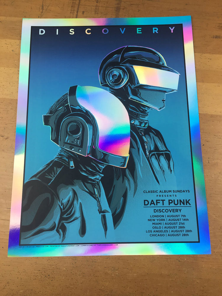 Daft Punk (Discovery) Foil Edition screenprint by Tim Doyle - French ...