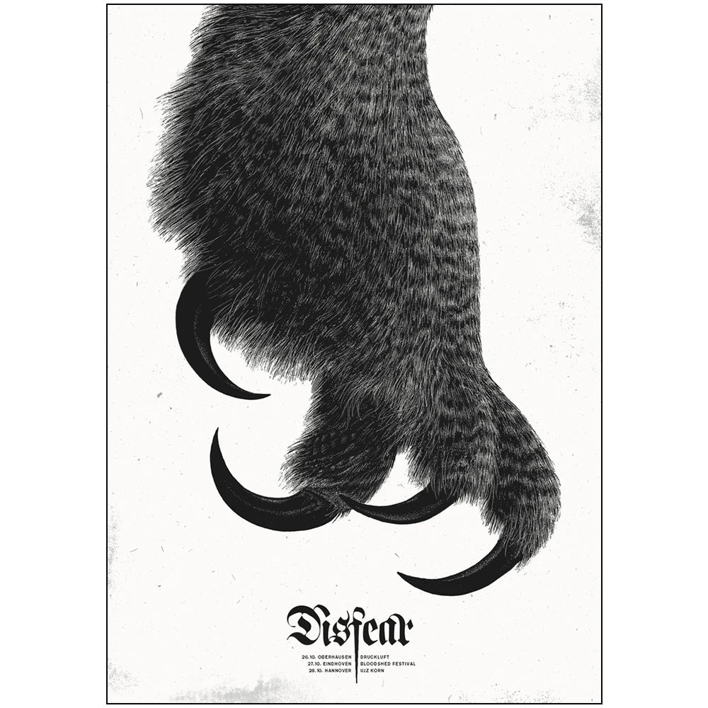 Disfear (Tour 2017) screenprint by artist Phillip Janta - French Paper ...