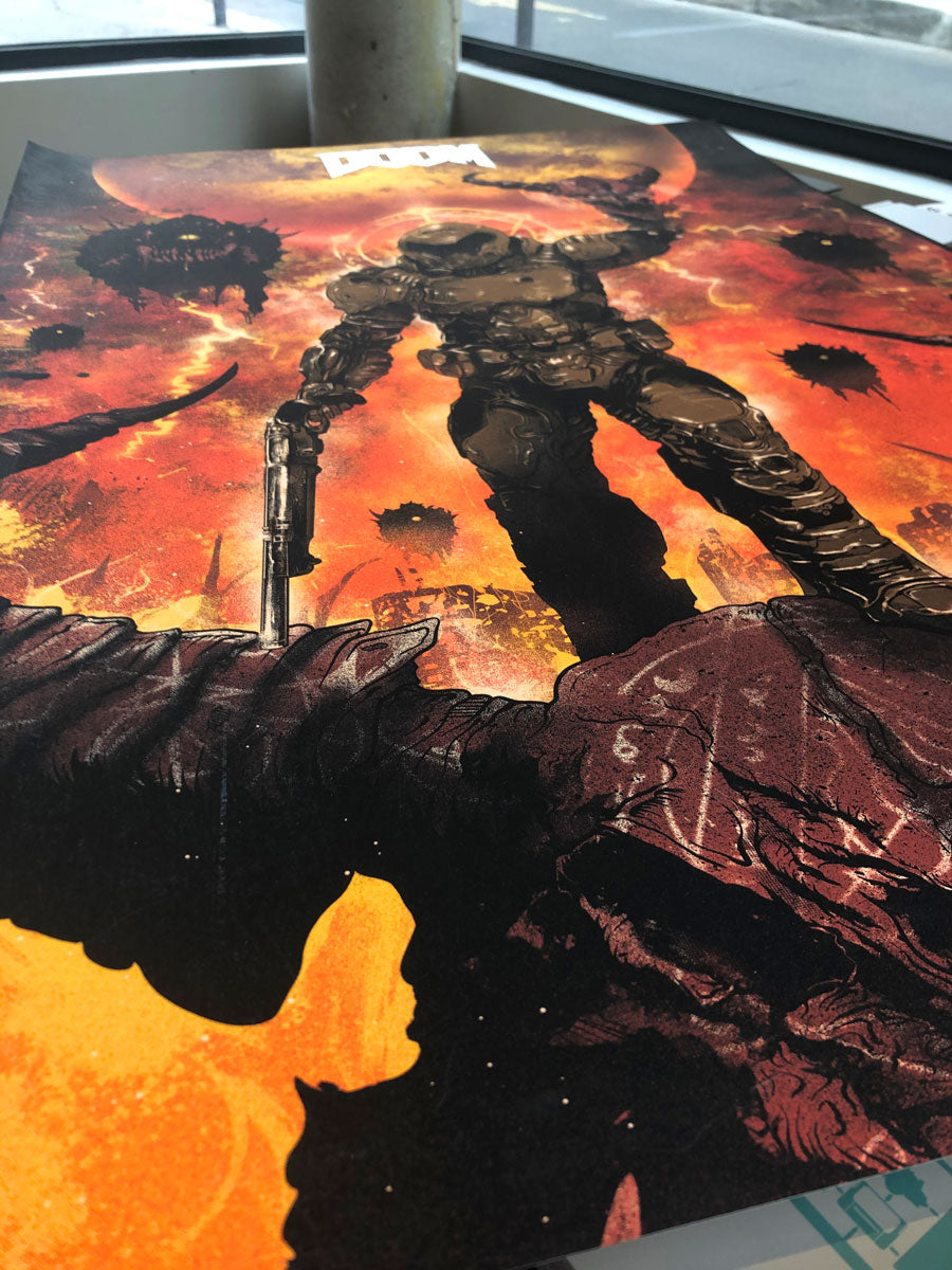 "Doom" by artist Nikita Kaun for the art exhibition "Games as Art ...