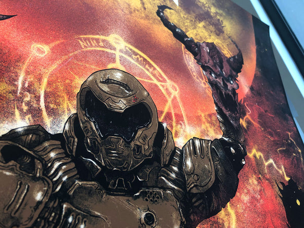 "Doom" by artist Nikita Kaun for the art exhibition "Games as Art ...