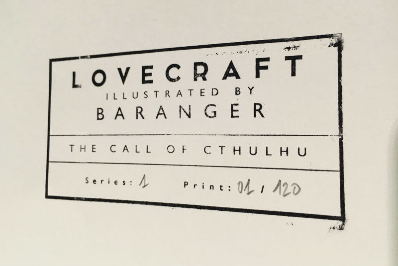 Cthulhu in R'lyeh (Call of Cthulhu) Illustrated by Francois Baranger ...