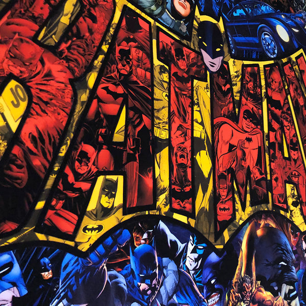 Batman (logo 2) by French collage artist Mr Garcin - French Paper Art Club