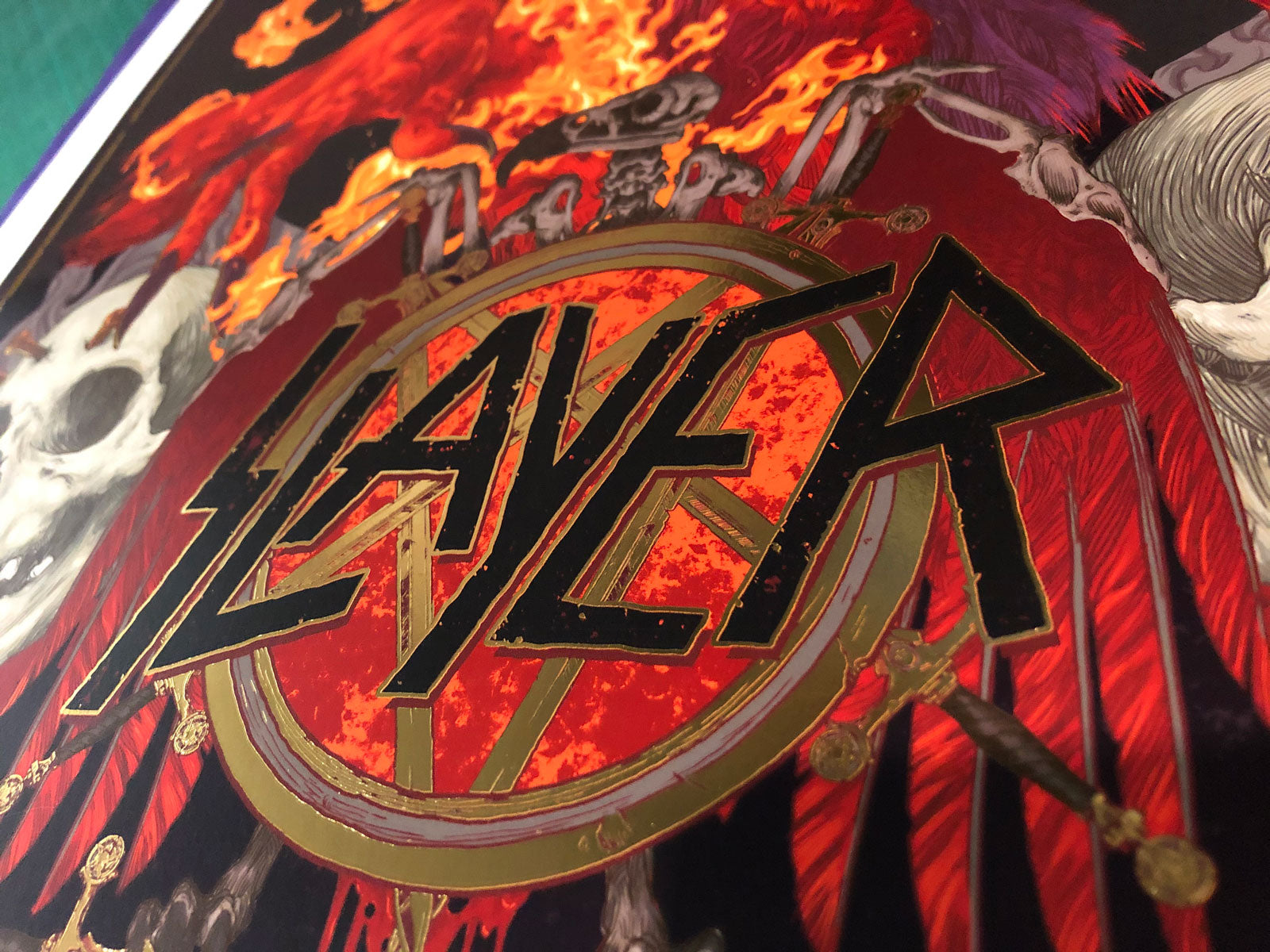 Slayer, official gigposter Tour 2013 (Sydney) art by Vance Kelly ...