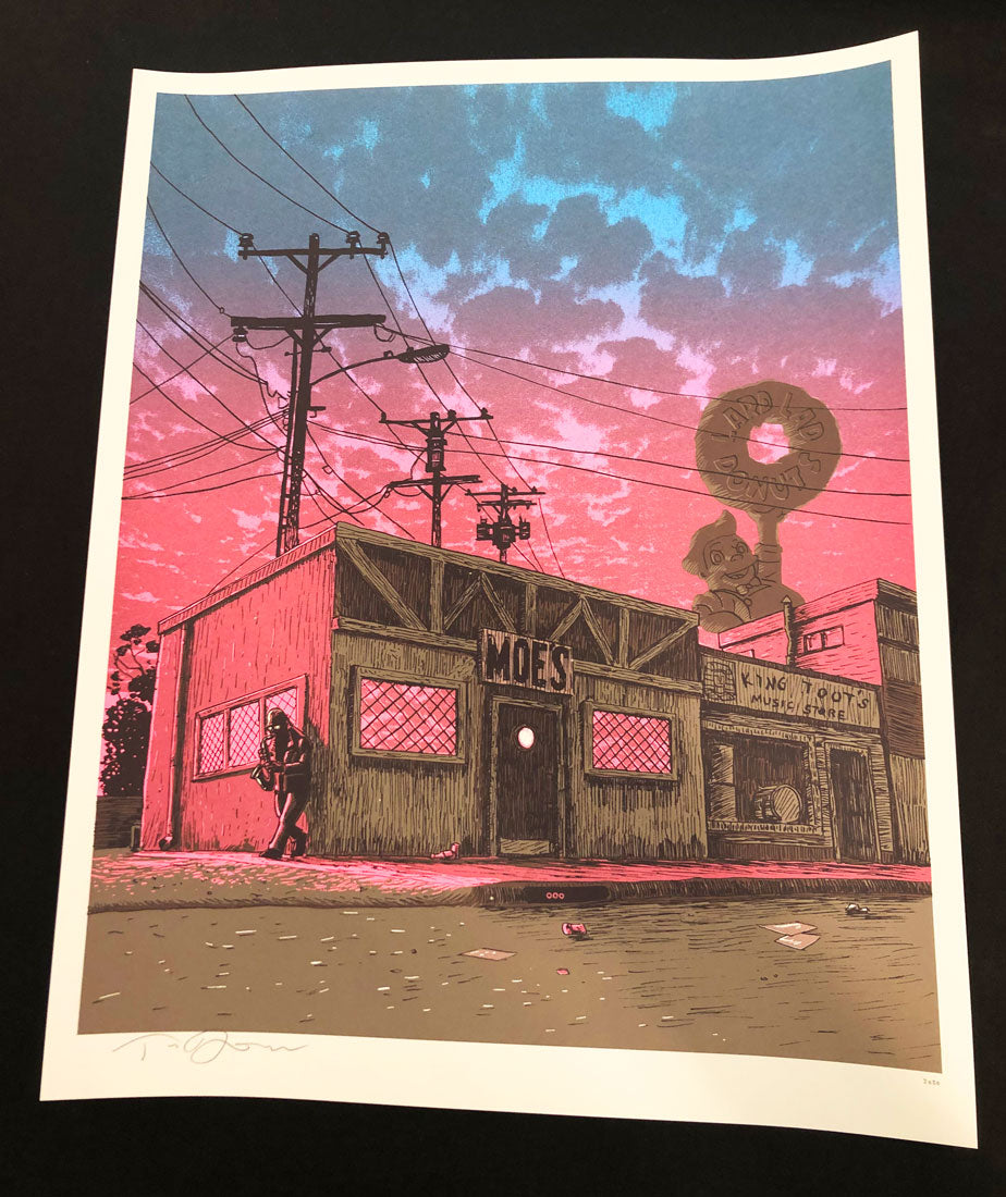 'Amanda Hugginkiss' (The Simpsons) screenprint by Tim Doyle - French ...